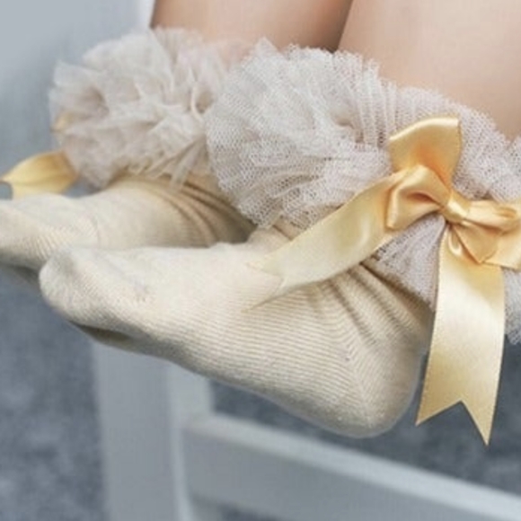 unbranded | Other | Tan Easter Socks Baby Toddler Socks Beige Gold Thighs Knee Socks Outfit ...